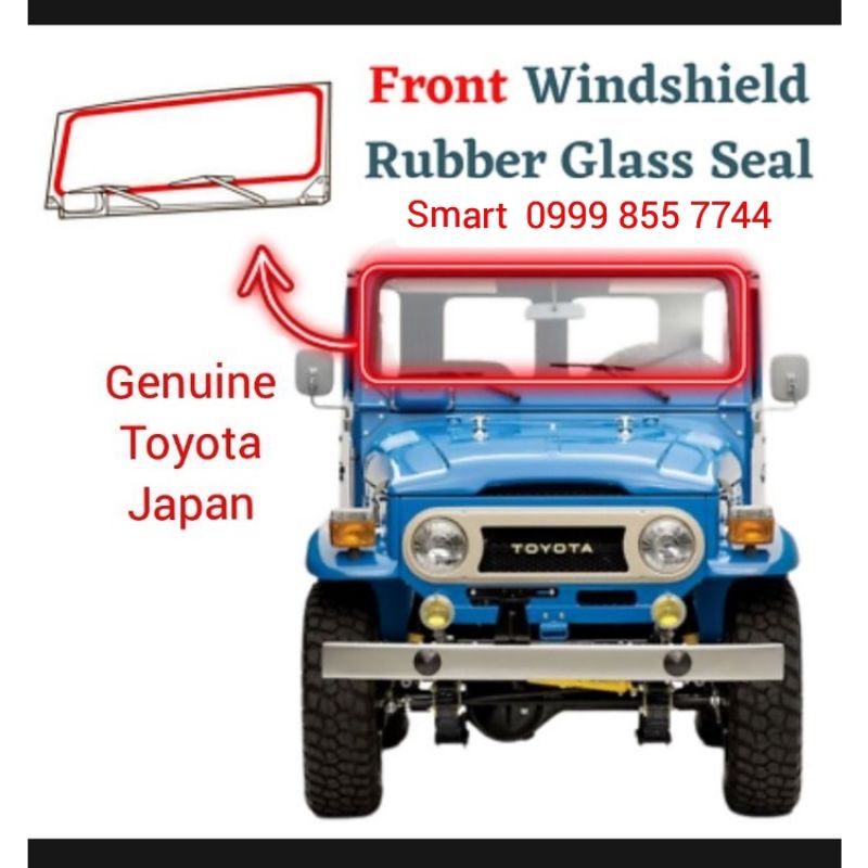 fj40, windshield, rubber, bj40, fj45, bj45, land cruiser, karl cruiser ...