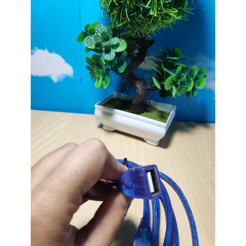 3 meter transparent usb extension cable v 2.0 | Shopee Philippines