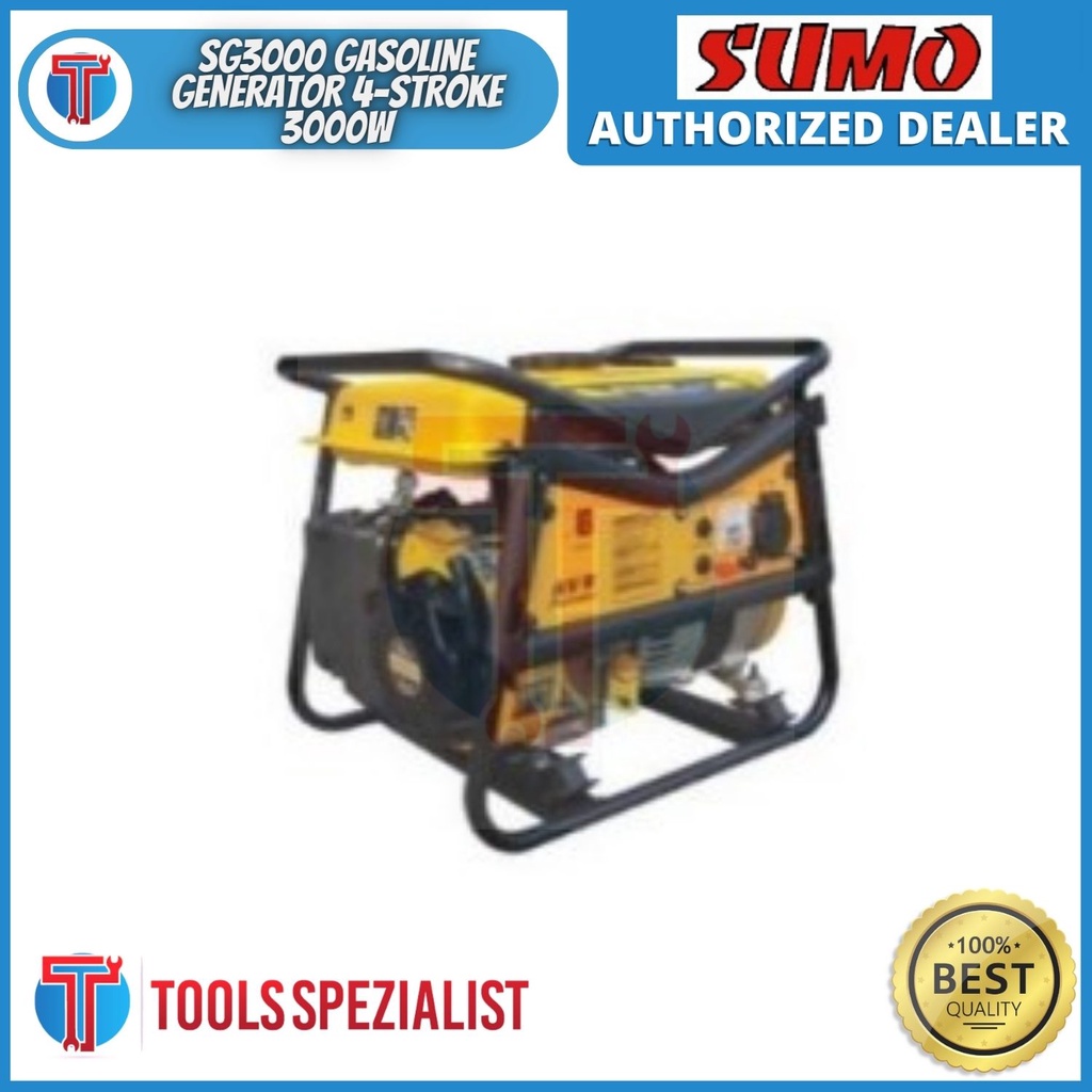 SUMO SG3000 GASOLINE GENERATOR 4-STROKE 3000W | Shopee Philippines