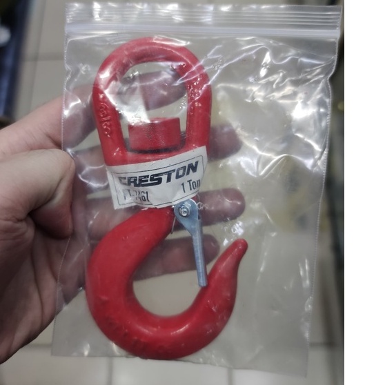 Creston Hook with Latch Swivel Eye Hook / Kawit 1 Or 2 Tons Alloy Steel ...