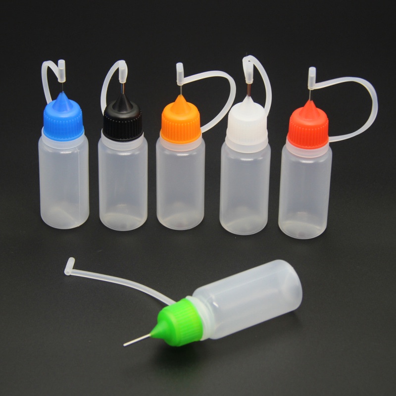 YNI 10ml-30ml Plastic Squeezable Needle Bottles Eye Liquid Dropper ...