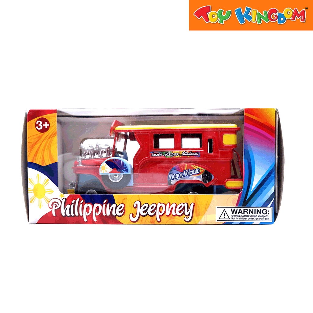 PhilCraft Philippine Jeepney Red Die-cast Vehicle | Shopee Philippines