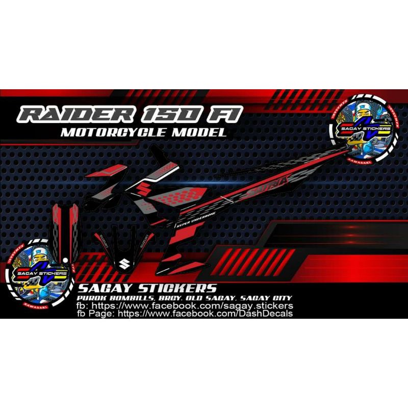 Raider 150 Fi Motorcycle Sticker Decals | Shopee Philippines