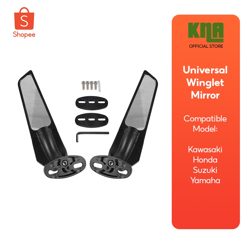 Rearview Mirror,Adjustable Stealth Mirror,Wing Winglet Mirror,Rotating ...
