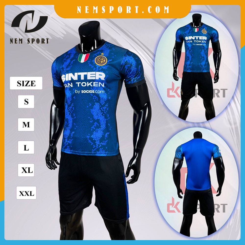 Inter Milan Club Home Football Kit 2021-2022 | Shopee Philippines