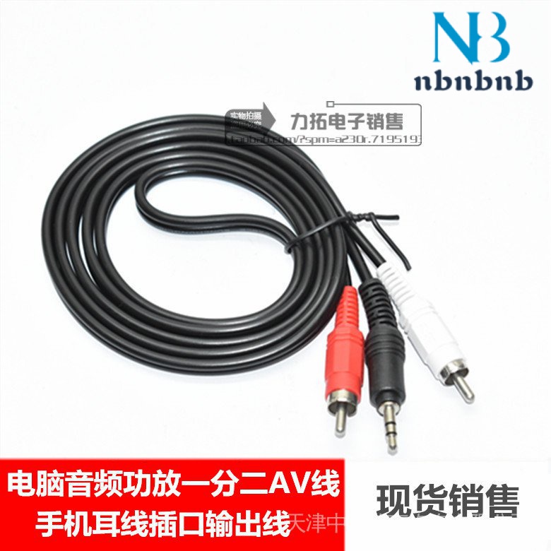 6.17 Computer Connected To Tv AV Audio Cable Socket One Point Two Lotus ...