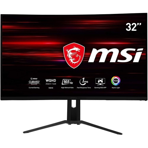 Msi Optix MAG322CQR 32" WQHD Curved Gaming Monitor 1440p 165Hz | Shopee ...