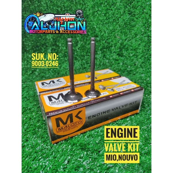 MAKOTO ENGINE VALVE FOR MIO SPORTY SOULTY NOUVO 9003-0246 | Shopee ...