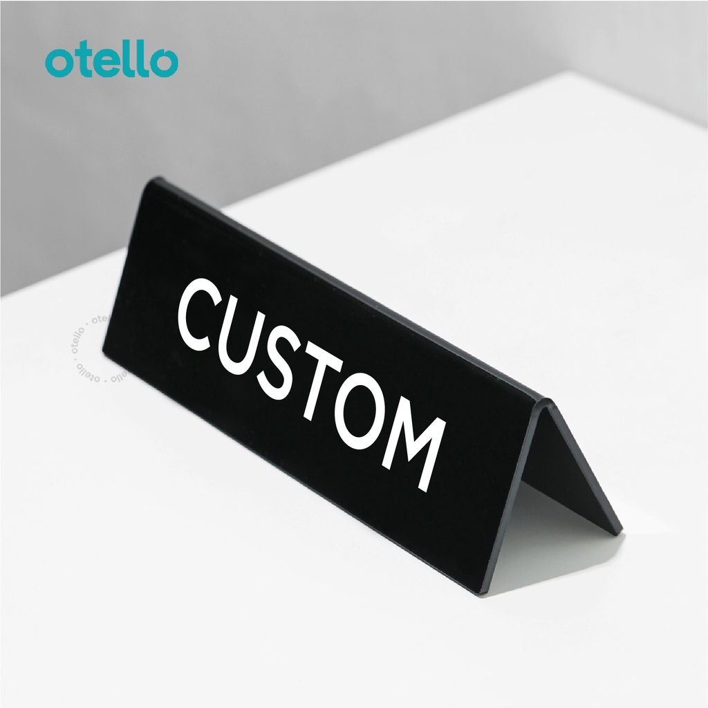 Custom Table Sign Acrylic Table Board Writing UV Tent Card Acrylic Tag ...