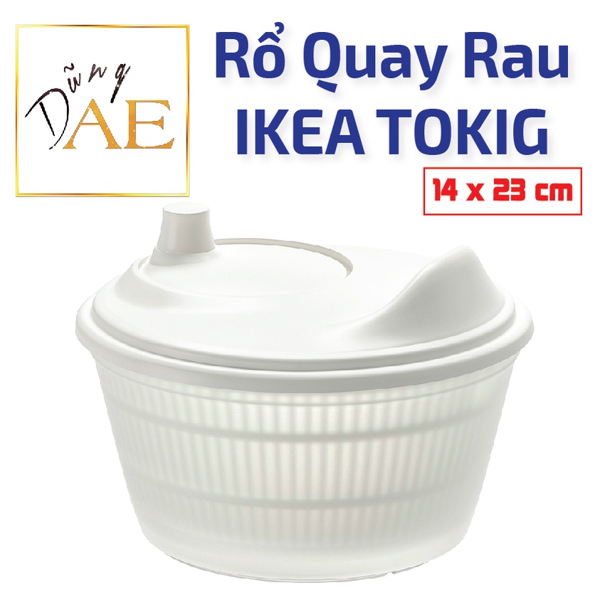 Genuine IKEA TOKIG Quick Drain Vegetable Basket (14 x 23 cm) | Shopee ...