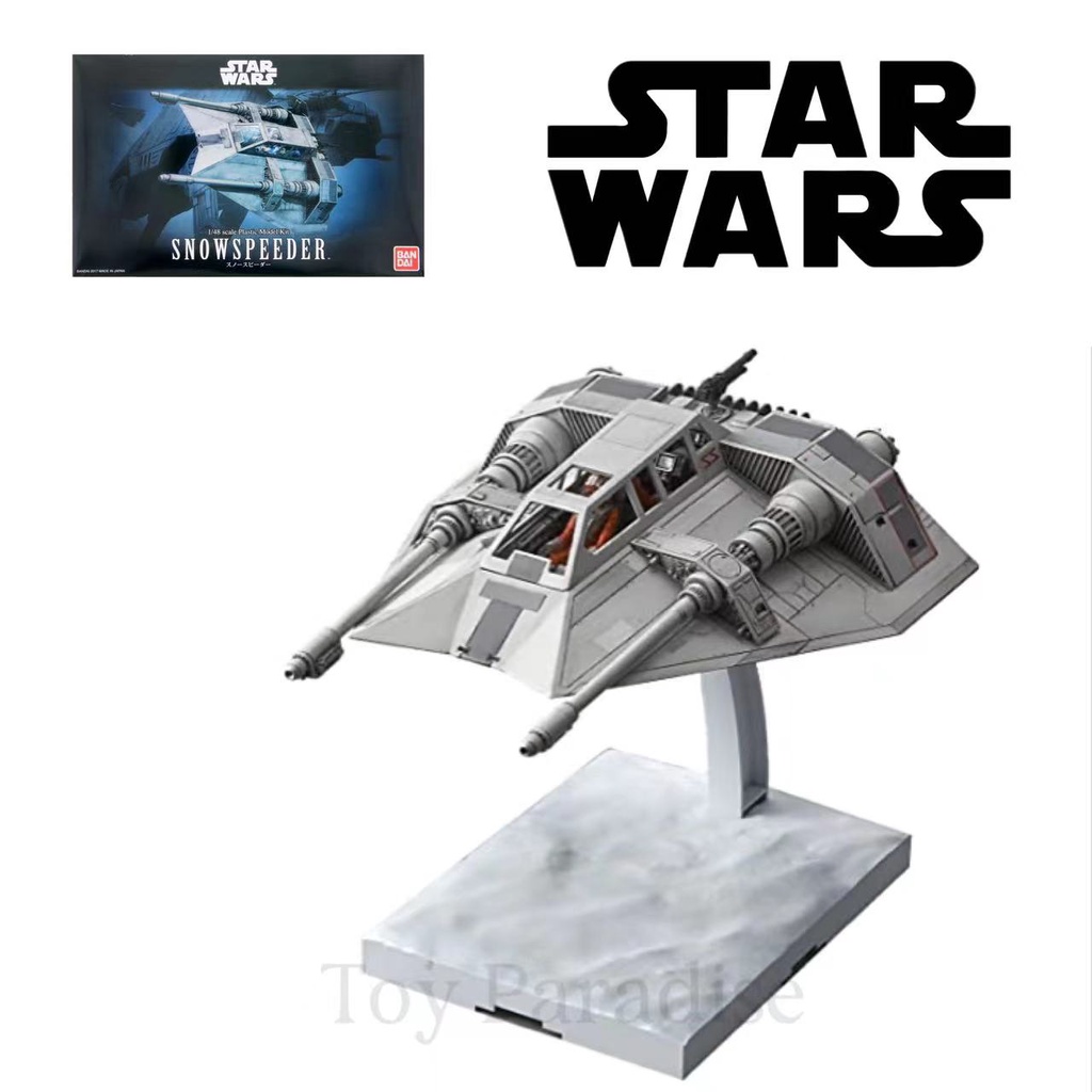 Bandai Star Wars Snowspeeder Plastic Model Kit Scale 1/48 In | Shopee ...
