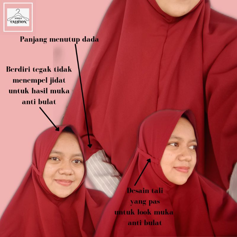 Hijab bergo maryam | Instant Hijab | Non pet | Hijab | Shopee Philippines
