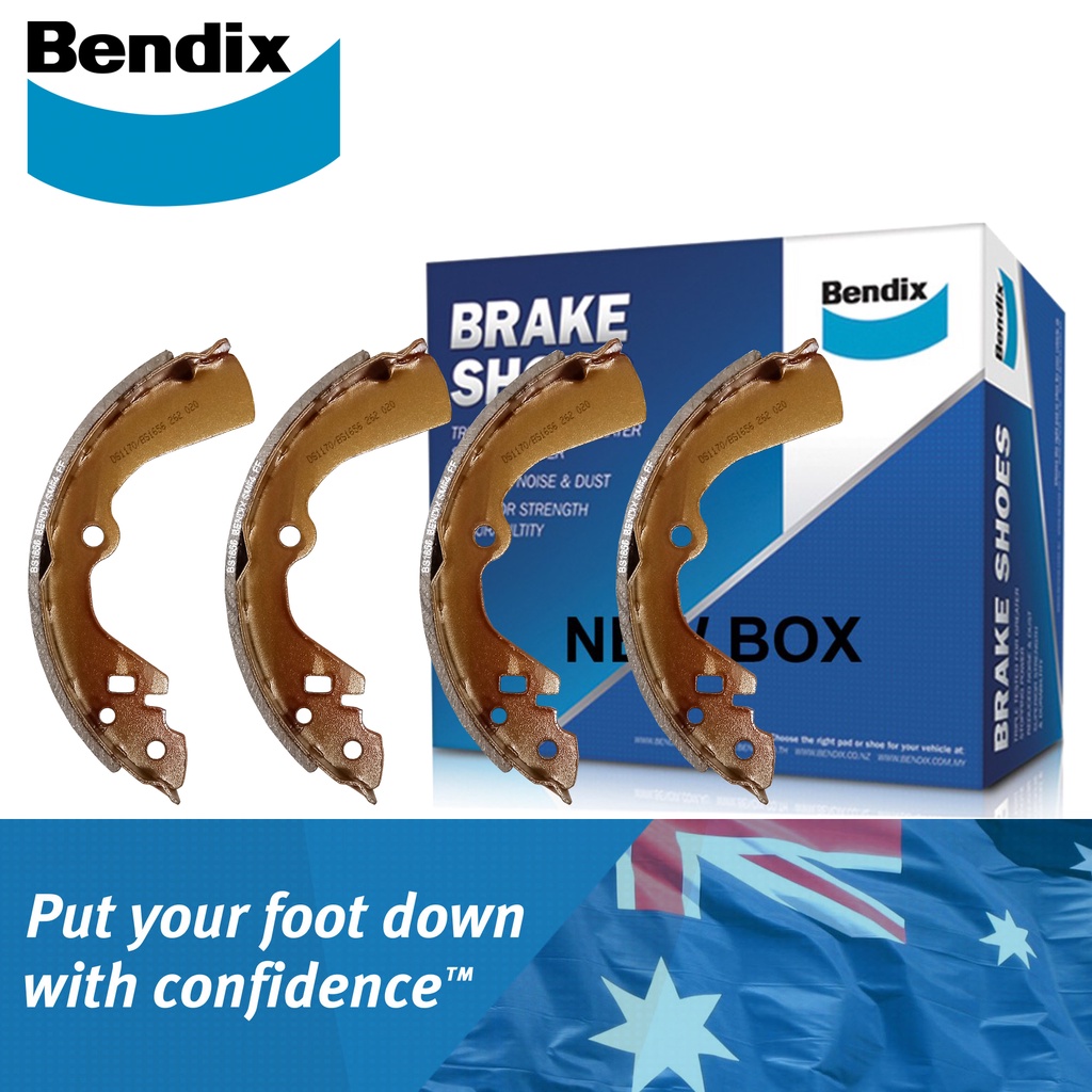 Bendix Brake Shoe DS1170/BS1656 Set for Nissan Serena, Ad Resort ...