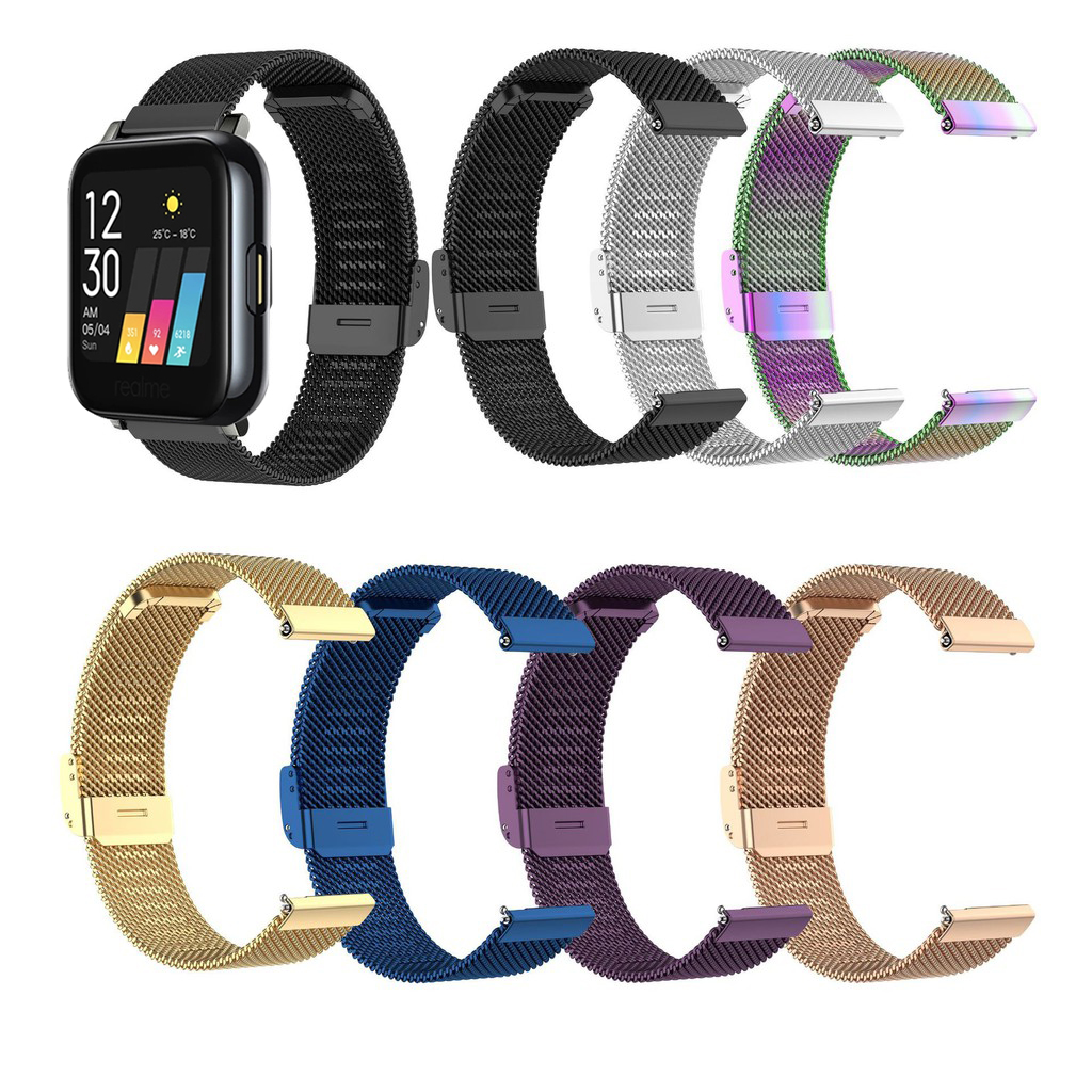 Realme Smart Watch Band Metal Buckle Replacement Strap | Shopee Philippines