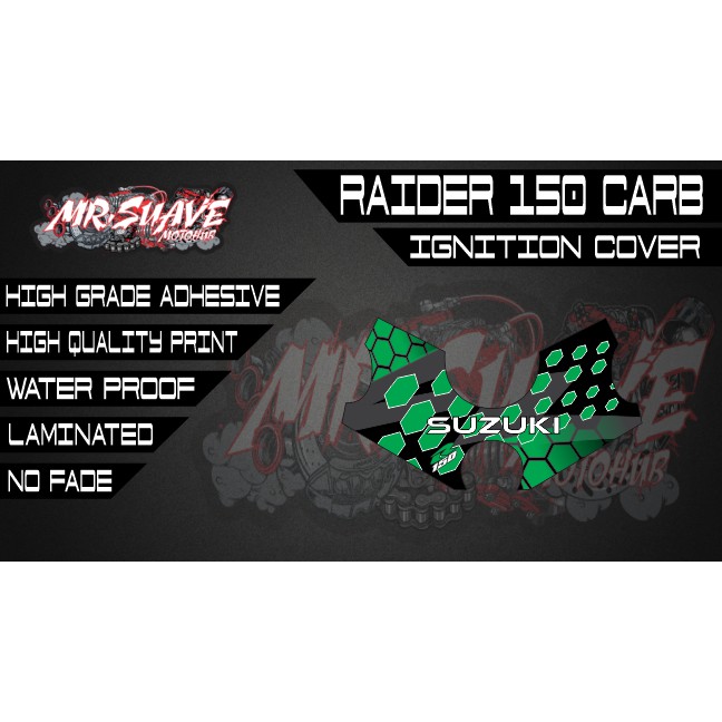 Raider 150 Carb Ignition Acrylic Cover (Green) | Shopee Philippines