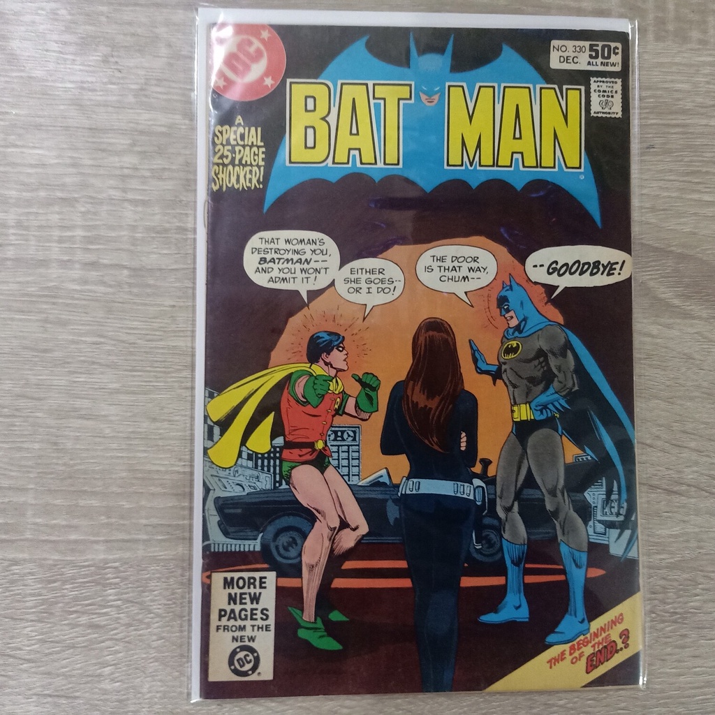 Batman #330 - FN condition (DC comics 1980) | Shopee Philippines