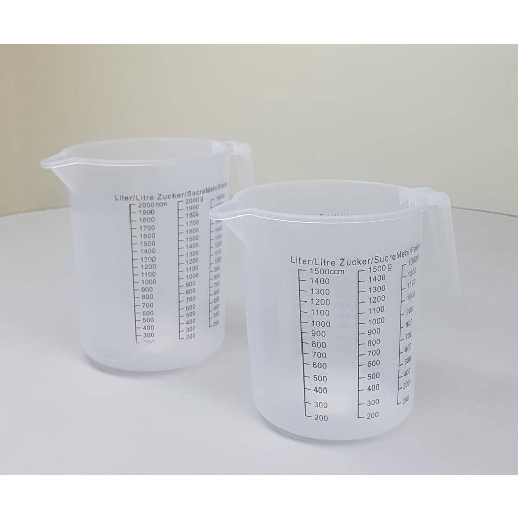 Clear Plastic Measuring Jugs / Stackable Jug | Shopee Philippines