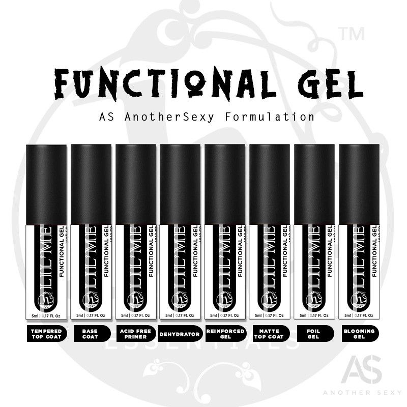 JL Essentials' Lil'Me Functional Gel TOP COAT / BASE COAT /PRIMER ...