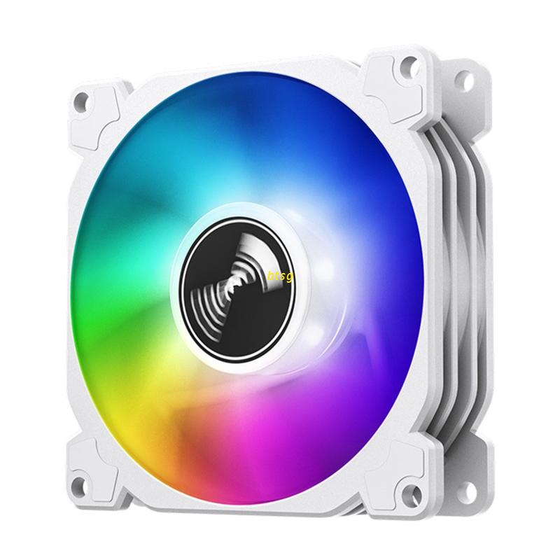 btsg FR-925 RGB 5V 3PIN Fan 92mm High Air Volume Light Case Fans 12V ...