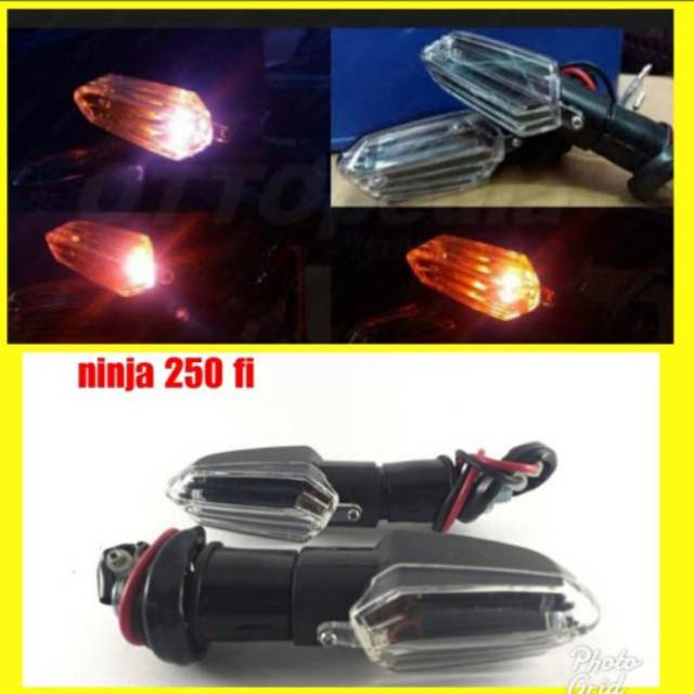 Mini turn signal lights, front and rear variations, led motorbike ...