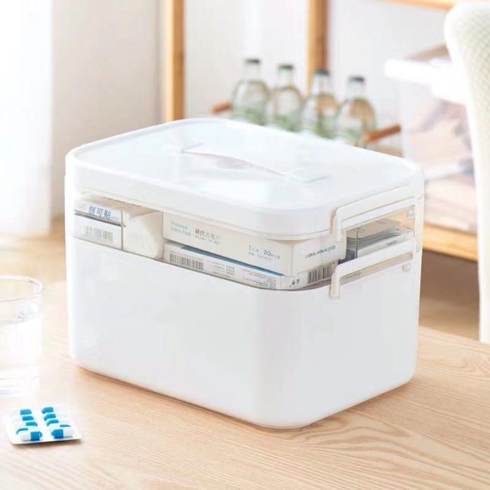 P3k Medicine Box Medicine Box Storage Large Size | Shopee Philippines