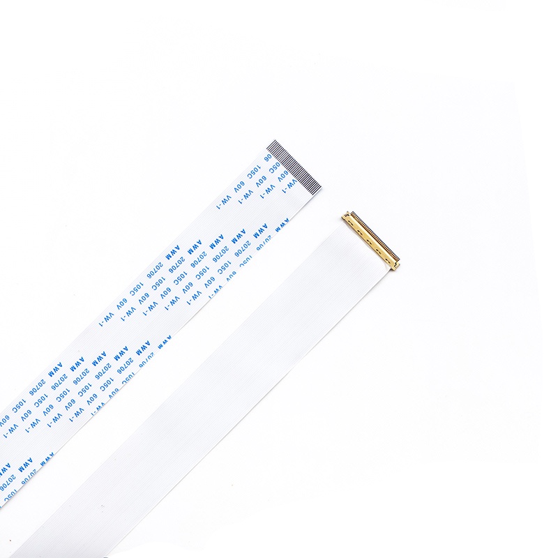 0.5mm 40 Pin 30cm 300mm Type-B I-pex LED LCD display line ffc flexible cable EDP screen Cable ...