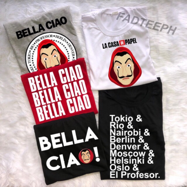 Money Heist / La Casa De Papel Shirts | Shopee Philippines