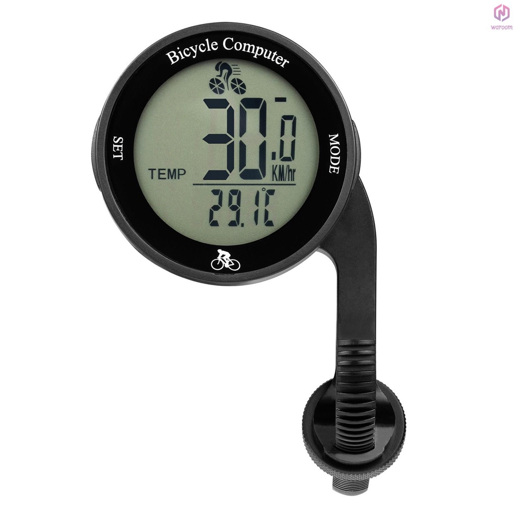 Wireless Bike Computer Waterproof Bicycle Odometer Multi Functional LCD ...