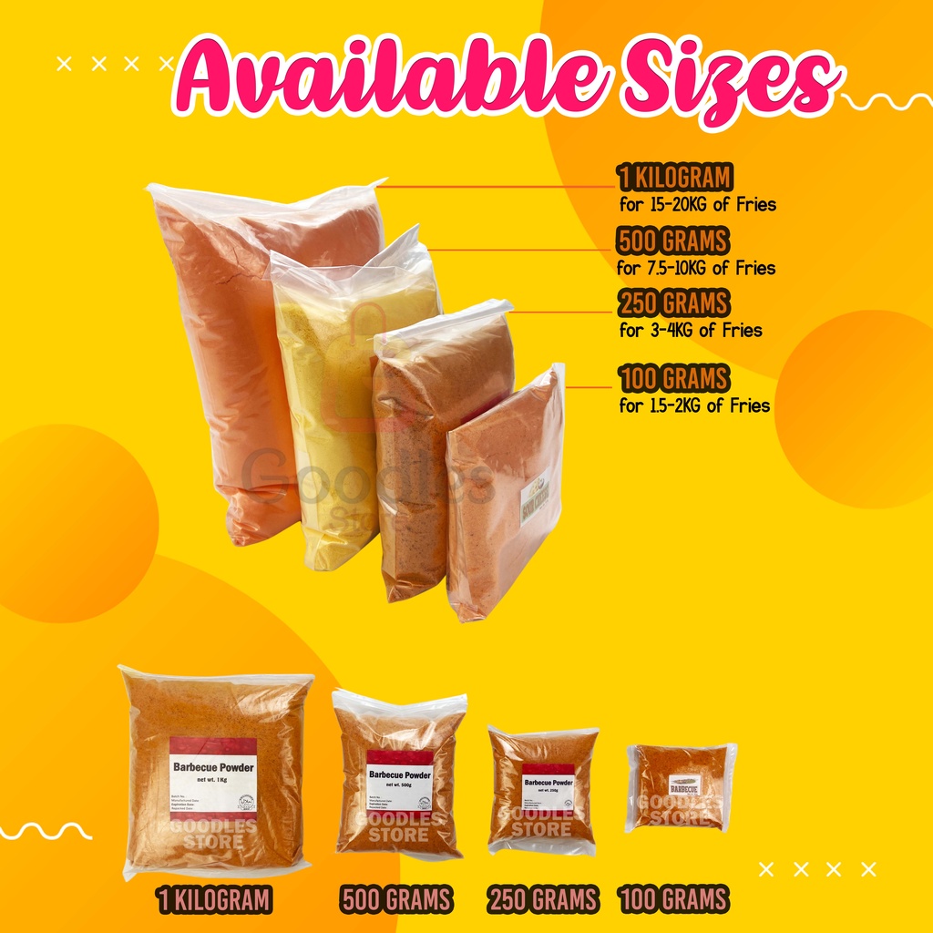 SAME DAY DELIVERY GRAB 1 Kilogram PotCor Flavorings for Fries, Popcorn ...