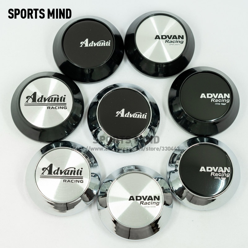 4PCS/lot 65/61MM 8 COLORS Car Wheel Center Caps for ADVAN Racing ...