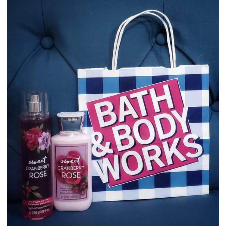 Sweet Cranberry Rose Fragrance Mist and Lotion set 236ml | Shopee ...