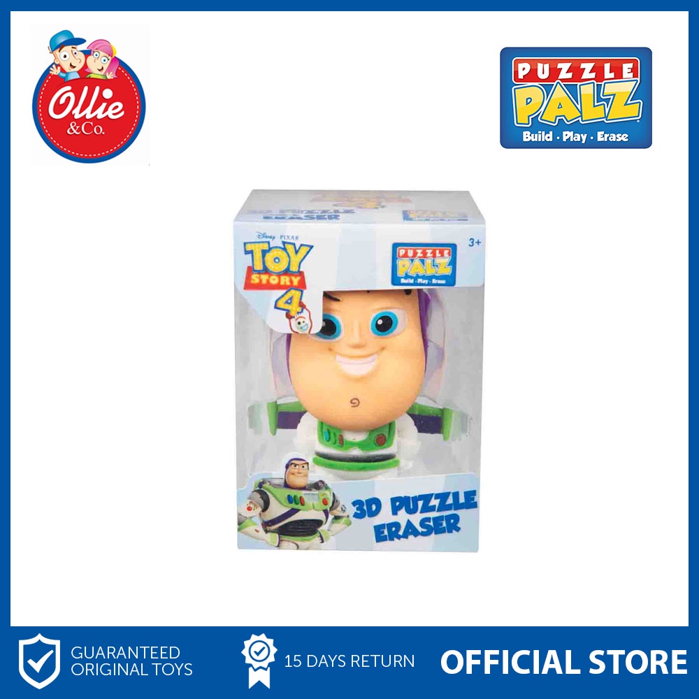 Puzzle Palz Toy Story Buzzlight Year Giant Eraser 3D Puzzle | Shopee ...