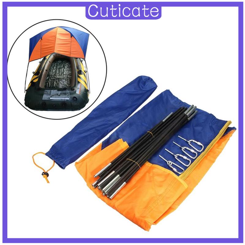 [CUTICATE] 2 Person Waterproof Boat Canopy Awning for Inflatable Kayak ...