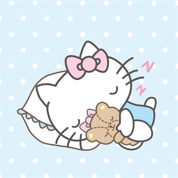 Hello Kitty Canvas Painting Poster Japanese Classic Anime Cute Creative ...