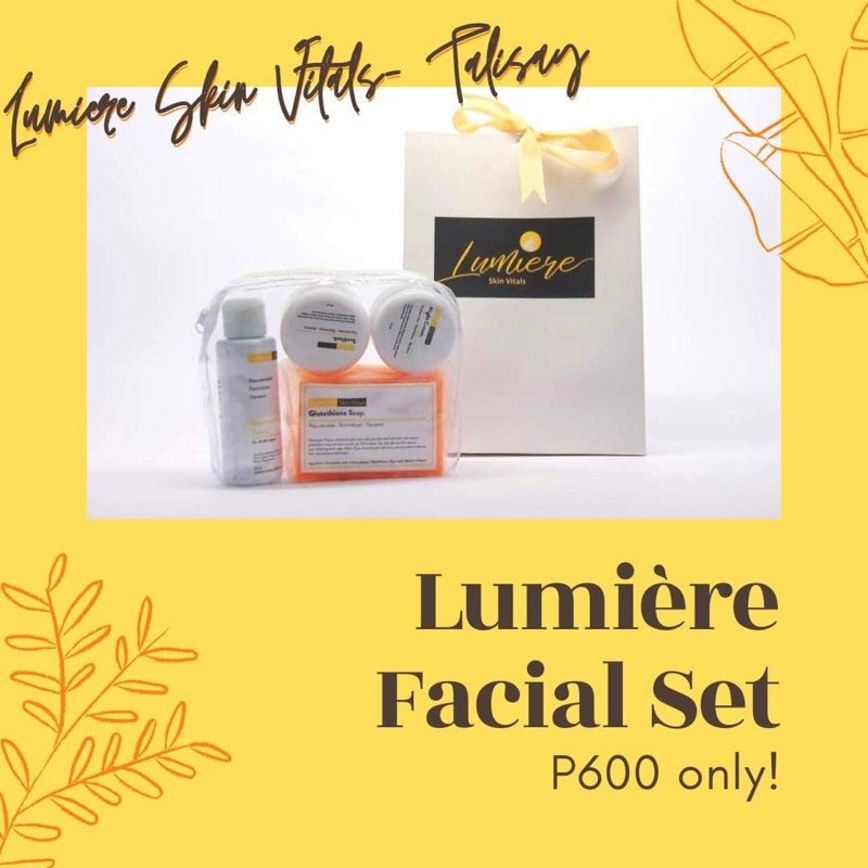 Lumiere Skin Vitals Facial Set by Danica | Shopee Philippines