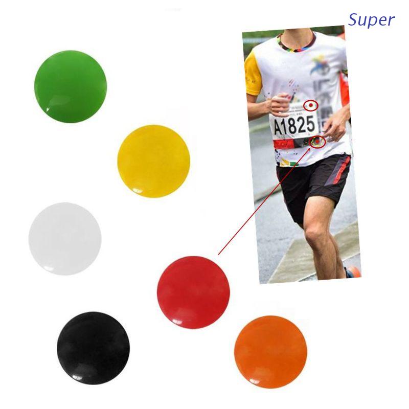Super 4Pcs Race Bib Clips Fixing System Magnetic Race Number Buckle ...