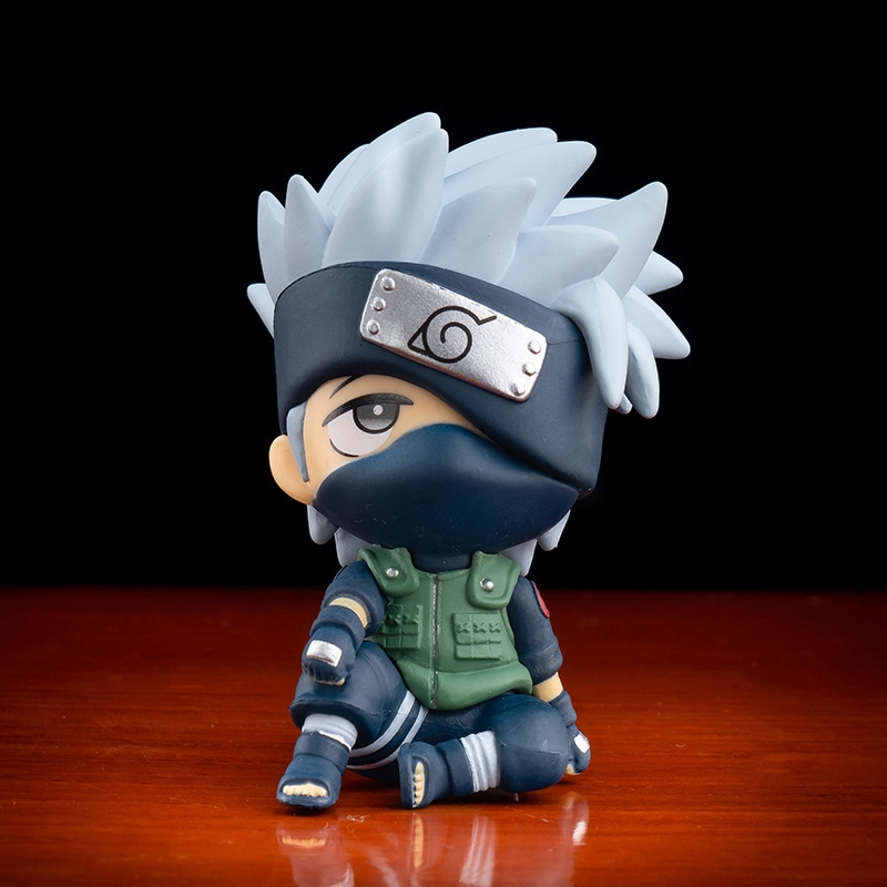 Naruto Q Ver. Naruto Kakashi Sasuke Itachi Sitting Anime Collectible ...