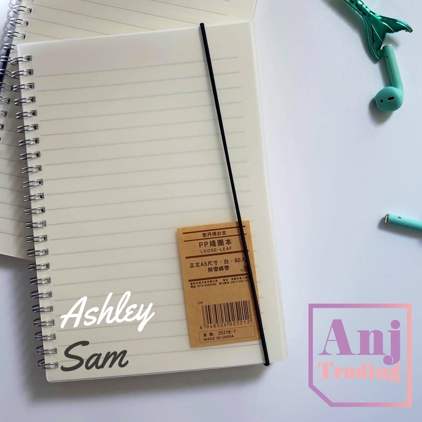 Lined a5 size Bullet Journal Spiral Notebook With Rope School Supplies ...