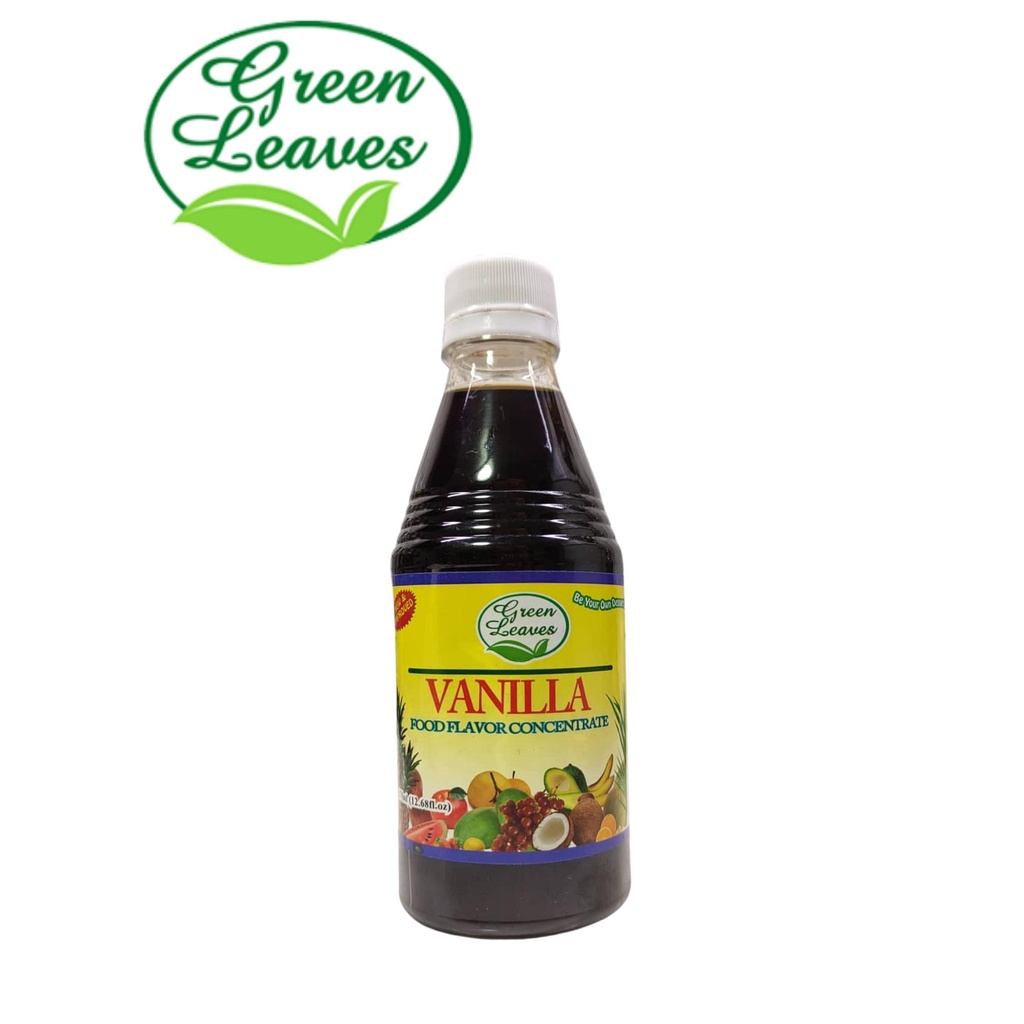 Green Leaves Concentrated Flavor Liquid Gin Size 375ml Vanilla Banana ...