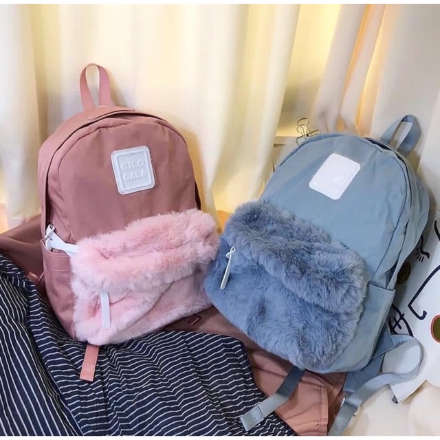 Cilo Cala Fur Limited Edition Backpack - Cilo Cala Backpack | Shopee ...