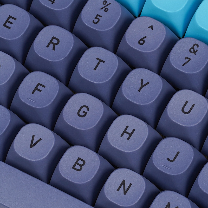 125 Key Blue Cat Keycaps PBT Keycap MA Profile 9mm For Mechanical ...