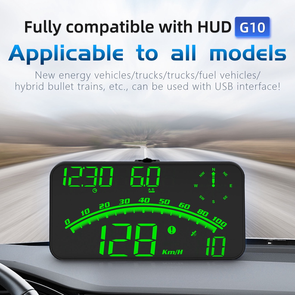 Hud Car Head Up Display G10 Hud Display KM/h Car HUD Head Up Display ...