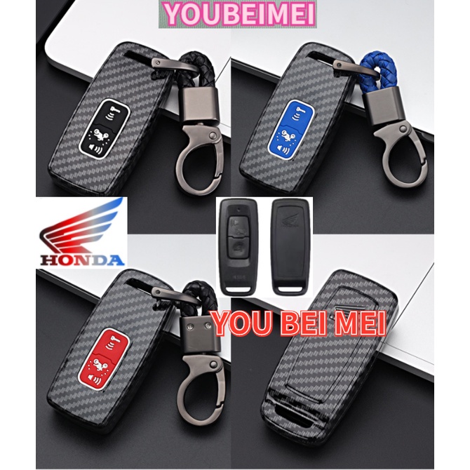 Carbon ABS Key Honda pcx160 Key Holder Shell Case TPU for Honda PCX 160 ...