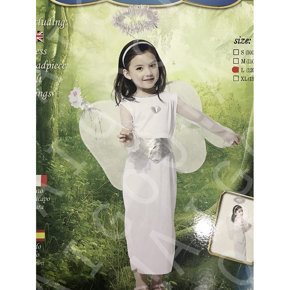 Snow Angel Costume for Girl Kids | Shopee Philippines