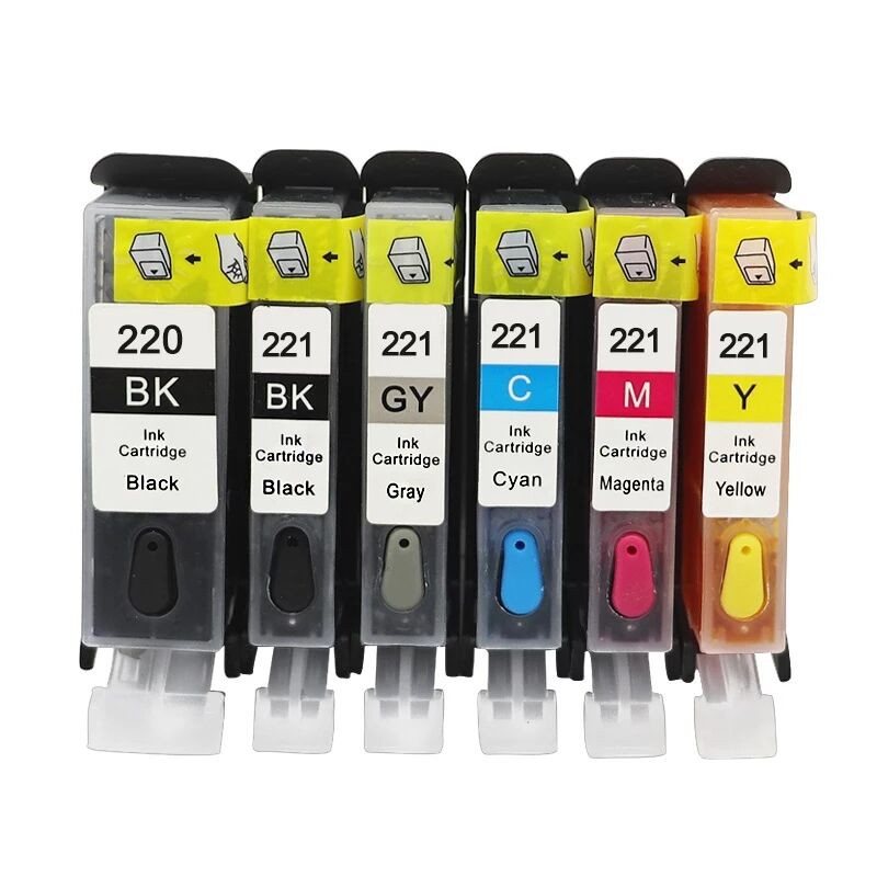 PGI220 CLI221 compatiable Ink cartridge for canon MP640 MP620 MP560 ...