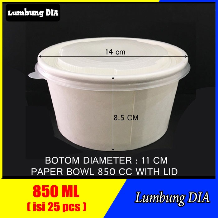 850th paper Bowl/paper lunch/paper Bowl | Shopee Philippines