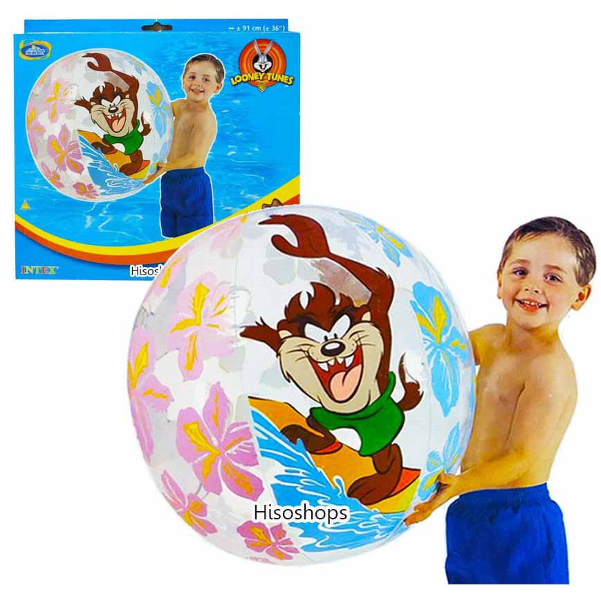 Looney Tunes Intex Beach Ballbig Ball Inflatable Ball Intex Assorted Shopee Philippines