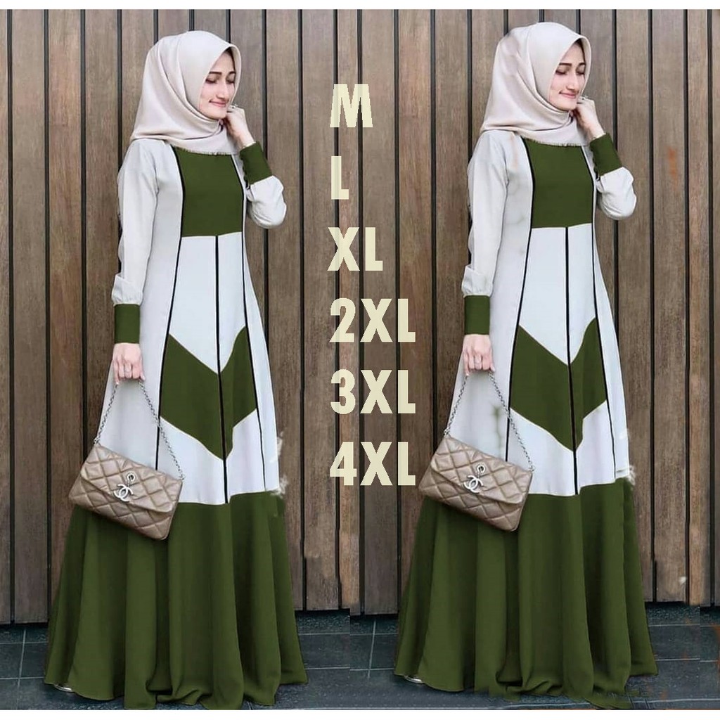 (Latest)Gamis Jasmine Gamis Jumbo LD 140 Newest Jumbo Gamis Jumbo Gamis ...