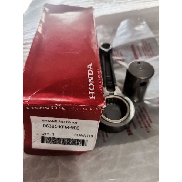 Connecting rod kit wave 100 genuine Dash110 (06381-KFM-900) | Shopee ...