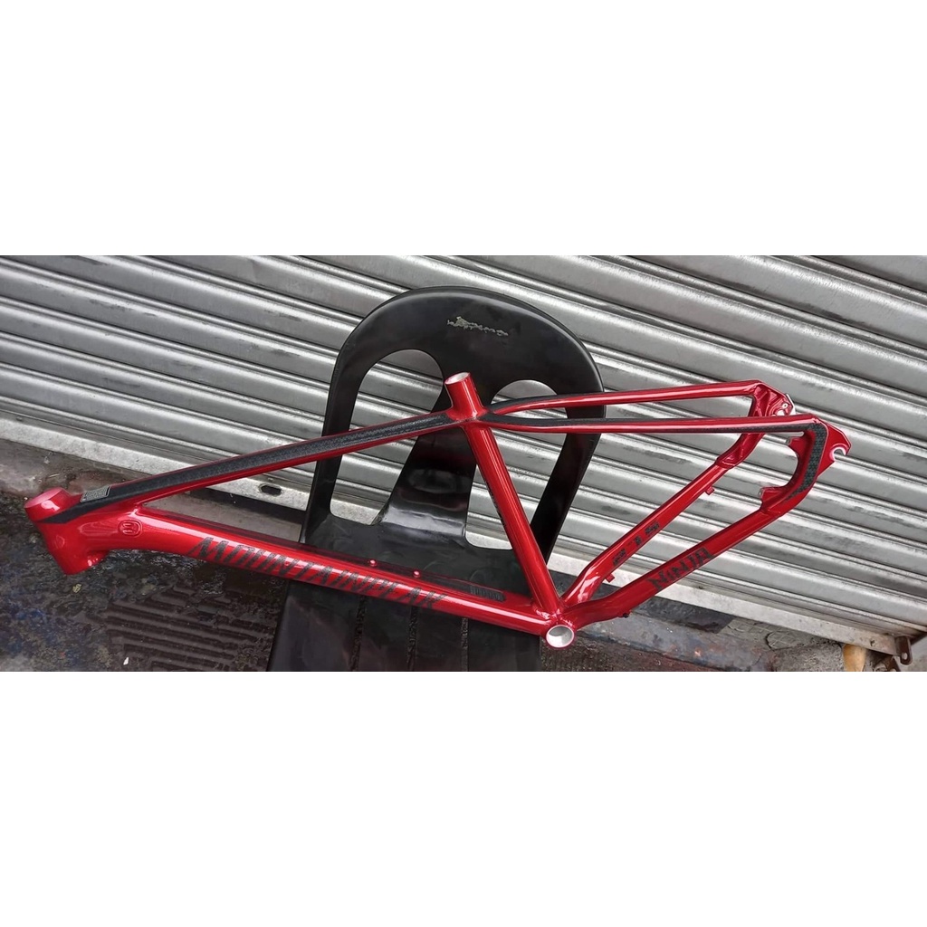 frame mountain peak ninja 27.5 medium GLOSSY RED | Shopee Philippines